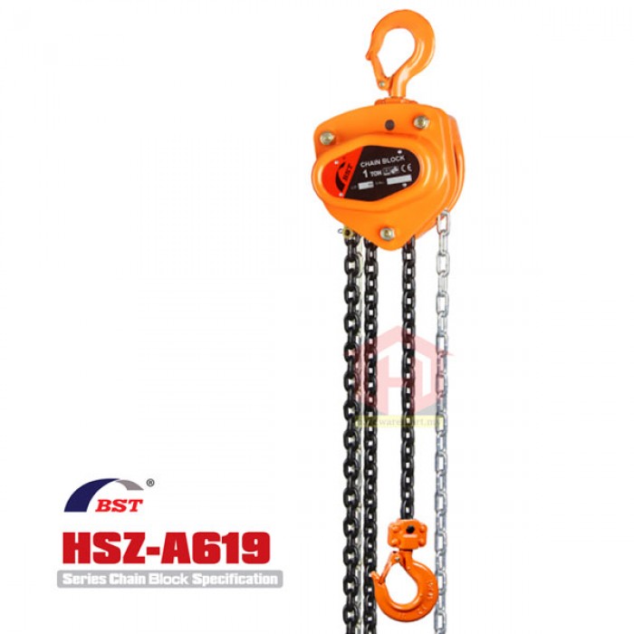 BST Z010-A619 Heavy Duty Manual Chain Block (1TON X 3M)