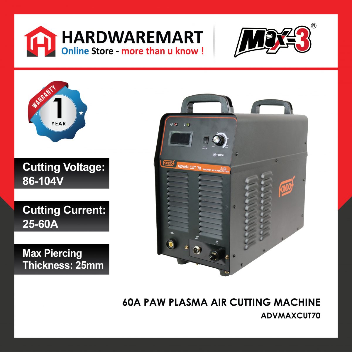 Max-3 Welding Machines, Cables & Protection - HardwareMart Online Store