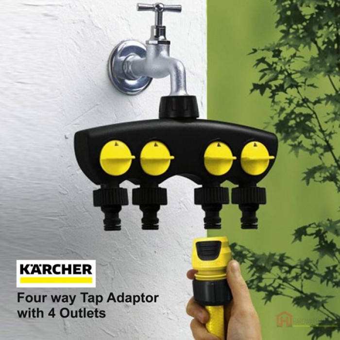 Karcher Four way Tap Adaptor with 4 outlets - Malaysia Hardware Store