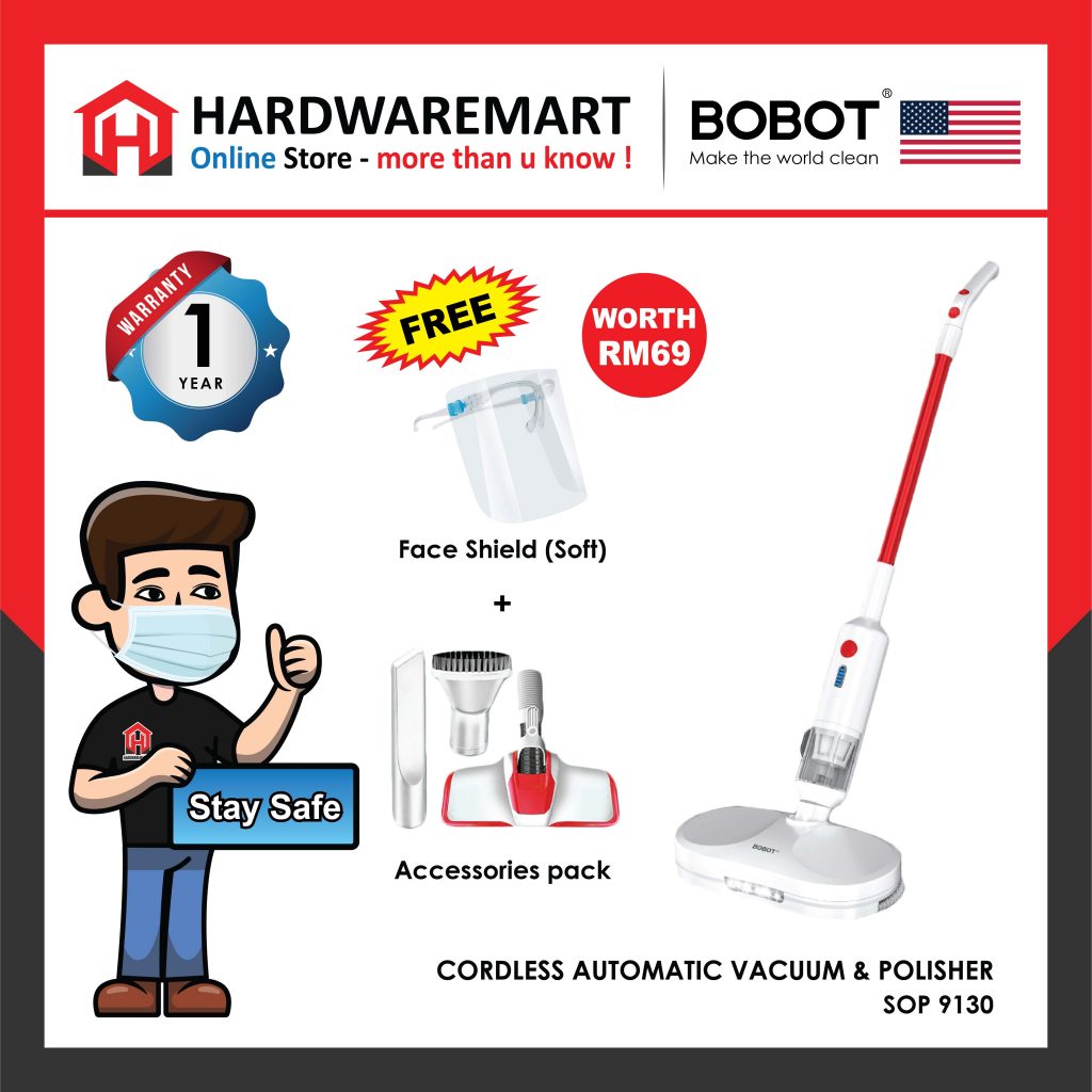 BOBOT INTEGRATED MOP AND VACUUM CLEANER (SOP 9130) | Multi function ...