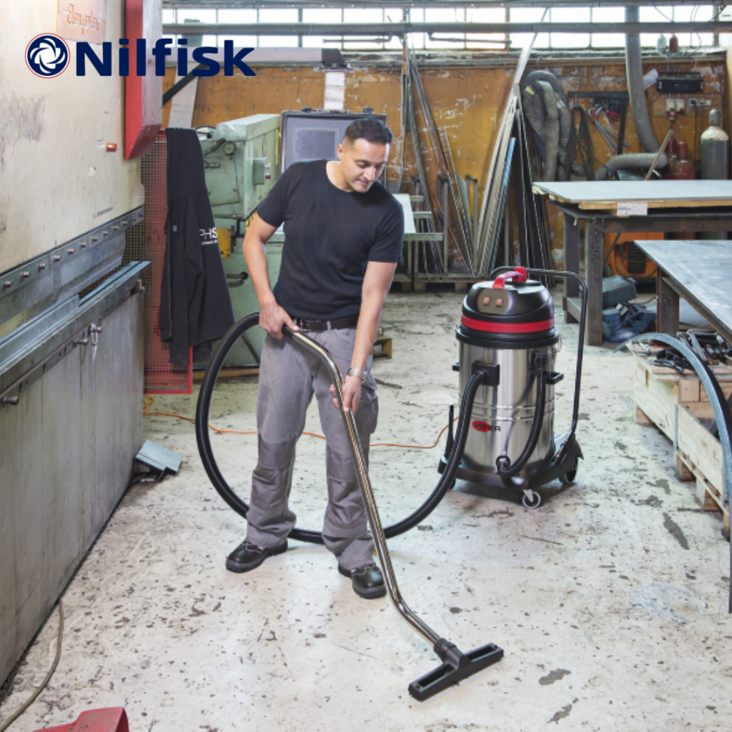 NILFISK VIPER LSU135-EU Professional Wet & Dry Vacuum Cleaner 1000W 220 ...