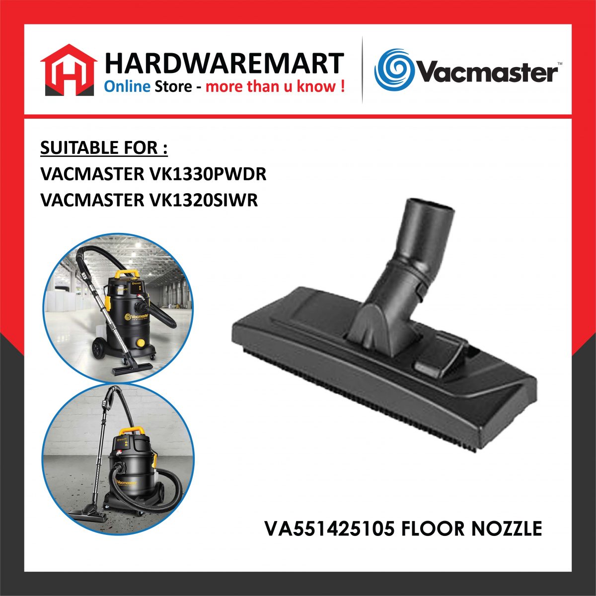 [VACMASTER SPAREPART] CARPET CLEANER FLOOR NOZZLE - VA551425105 ...