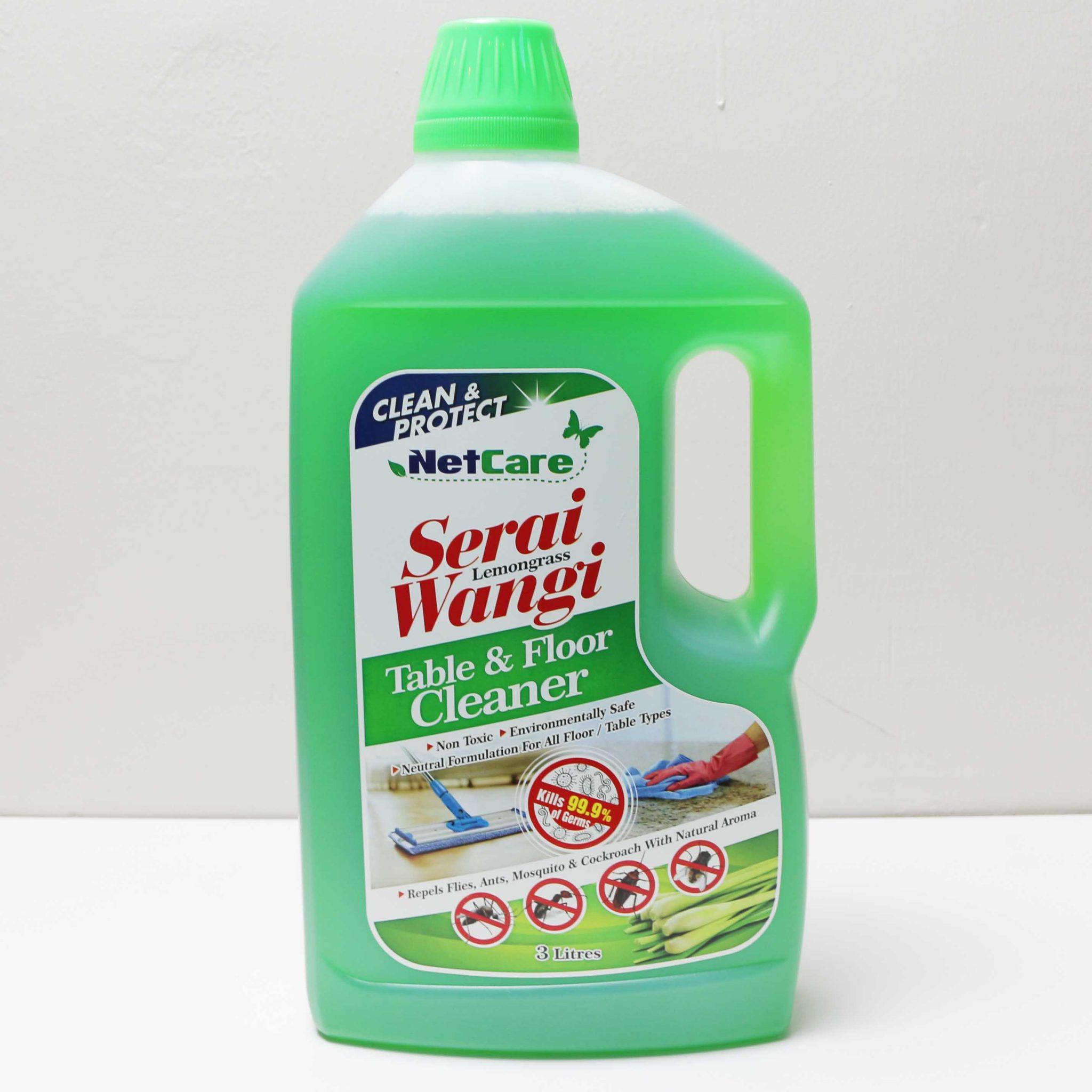 [Netcare] Table & Floor Cleaner (Serai Wangi) 3L - HardwareMart