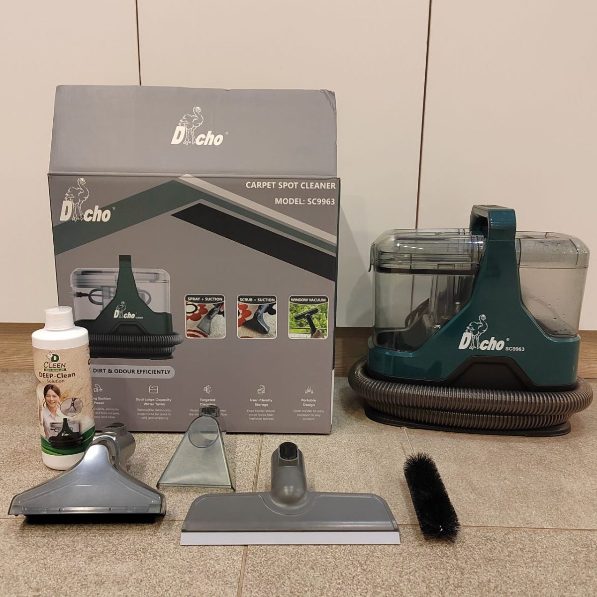 DACHO CARPET VACUUM SPOT CLEANER SC9963 ( 1 YEAR WARRANTY) - HardwareMart